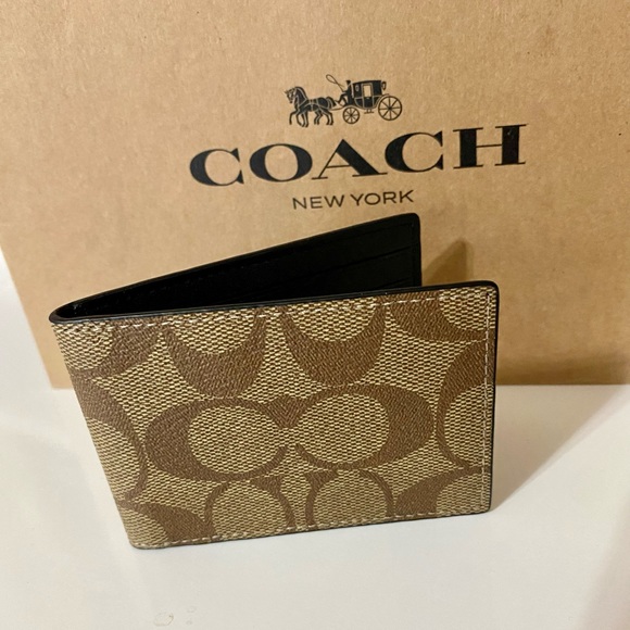 Coach | Bags | Newcoach Men Id Cards Walletsleather | Poshmark